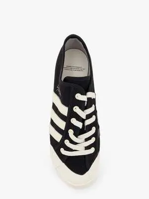 ADIDAS Y-3 Canvas Sneakers With Iconic Side Stripes