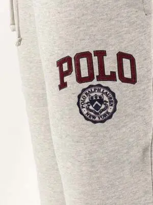 Polo Ralph Lauren Cotton Blend Jogging Trousers With Side Logo Print