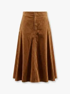 Polo Ralph Lauren Aline Corduroy Skirt - Brown