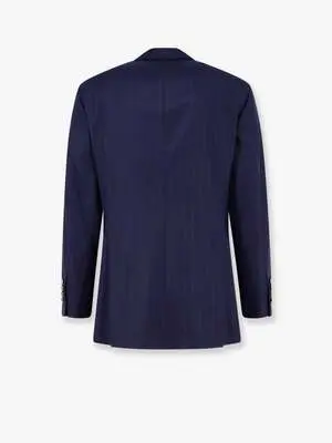 Brunello Cucinelli Virgin Wool Suit With Pinstripe Pattern