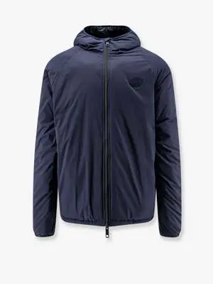 Burberry Dunwich Nylon Jacket With Ekd Patch - Blue