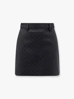 Gucci Primavera Gg Cotton Blend Mini Skirt