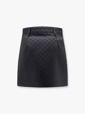 Gucci Primavera Gg Cotton Blend Mini Skirt