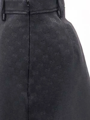 Gucci Primavera Gg Cotton Blend Mini Skirt