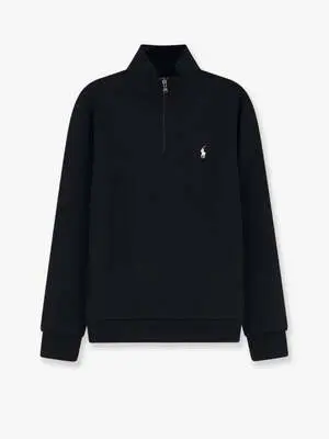 Polo Ralph Lauren Cotton And Recycled Polyester Sweatshirt - Black