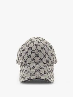 Gucci Gg Fabric Hat - Blue