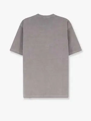 Stone Island Cotton Tshirt With Logo Detail