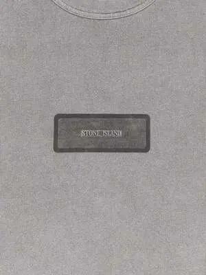 Stone Island Cotton Tshirt With Logo Detail