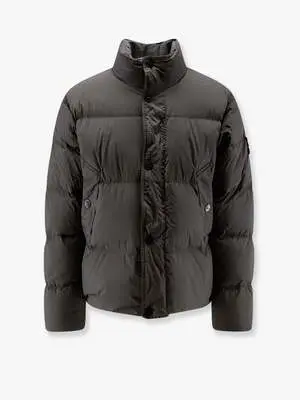 Stone Island Garrment Dyed Crinkle Reps Ny Down Jacket - Grey
