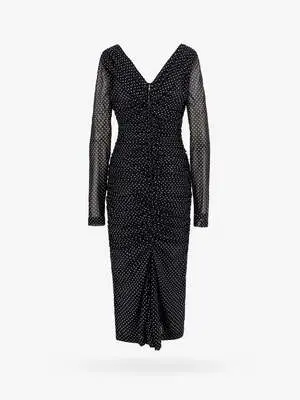 Dolce & Gabbana Polkadots Dress With Drapery