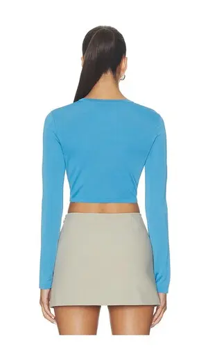 EAVES Aoife Cardigan In Blue