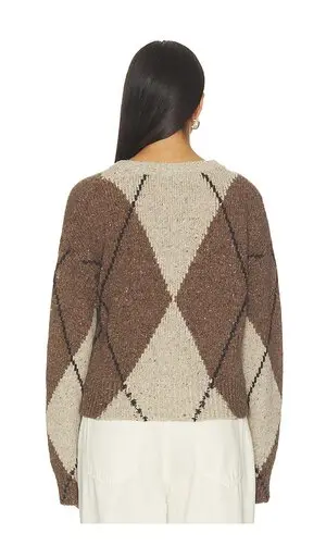 Altuzarra Argyle V-neck Sweater