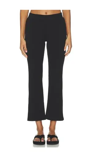 BOBI Seamed Cropped Flare Pants