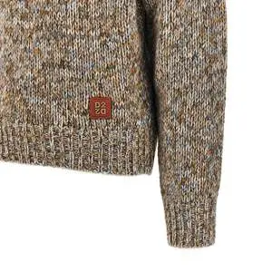 Dsquared2 Virgin Wool-blend Mouliné Knit Sweater