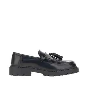 BIANCO Leather Loafers With Tassel Detail