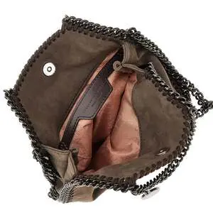 Stella McCartney Alter Suede Tiny Falabella Bag - Grey
