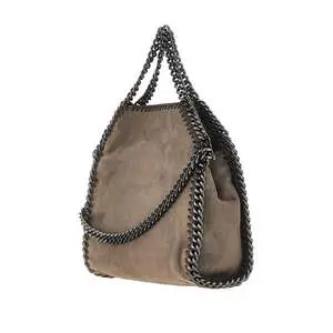 Stella McCartney Alter Suede Tiny Falabella Bag - Grey