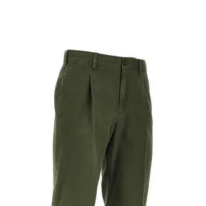 PT TORINO Gabardine Tapered Leg Pants - Green
