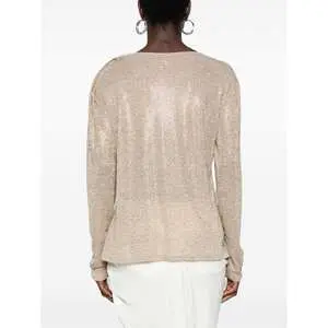 Ermanno Scervino Embellished Crewneck Long Sleeve T-shirt