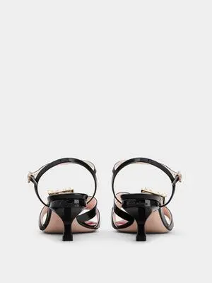ROGER VIVIER Logo High-heeled Sandals