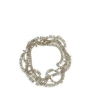 Brunello Cucinelli Knotted Embellished Bracelet - Yellow