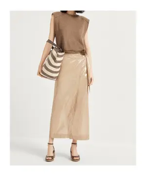 Brunello Cucinelli Sequin-embellished Knitted Top