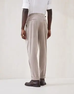 Brunello Cucinelli Pleated Plaid Trousers