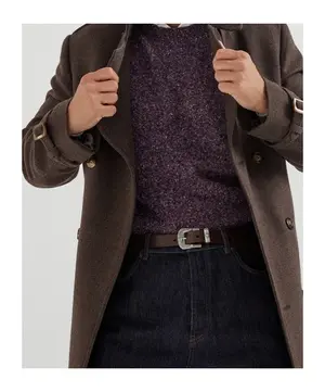Brunello Cucinelli Textured Crew Neck Jumper