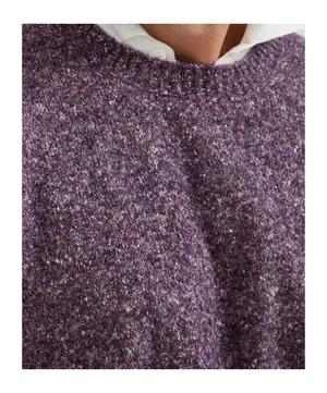 Brunello Cucinelli Textured Crew Neck Jumper