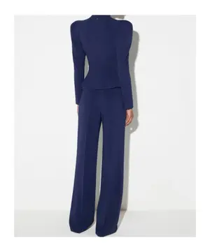 Elisabetta Franchi Belted Wide-leg Trousers