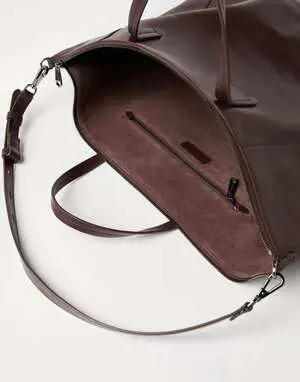 Brunello Cucinelli Large Duo Shopper Bag