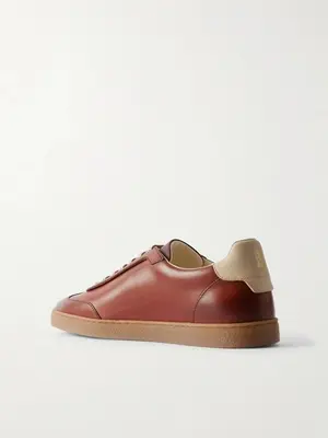 Brunello Cucinelli Leather Trainers