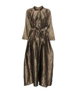 DANIELA GREGIS Crinkled-finish Maxi Dress