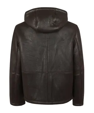 DONDUP Hooded Shearling Jacket