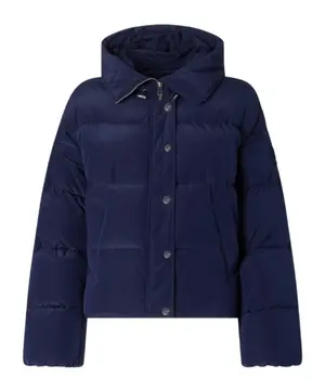 Pinko Zipped Hooded Puffer Coat
