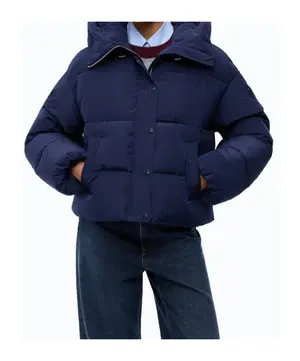 Pinko Zipped Hooded Puffer Coat