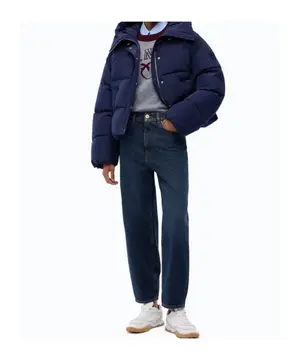 Pinko Zipped Hooded Puffer Coat
