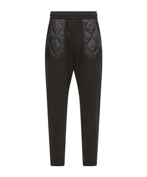 Moncler Cotton Blend Sweatpants - Black