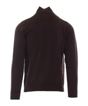 Alpha Studio Long-sleeve Zip-up Cardigan