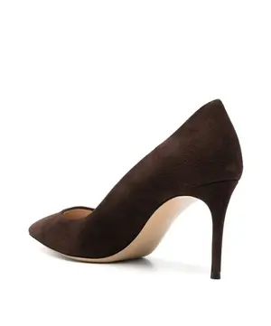 Casadei Pointed-toe Suede Pumps