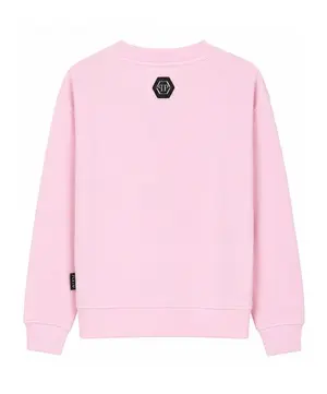 Philipp Plein Embellished Crewneck Sweatshirt - Pink