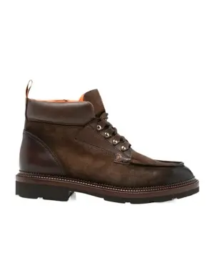 Santoni Round-toe Short Boots