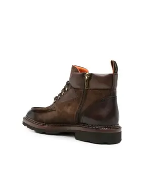 Santoni Round-toe Short Boots