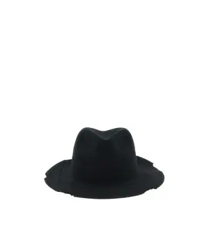 Yohji Yamamoto Cut-out Hat - Black