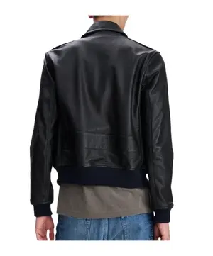 A.p.c. Long-sleeve Leather Jacket