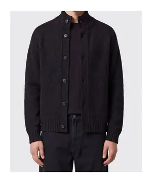TOM FORD Ribbed High Neck Cardigan