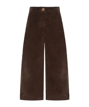 Moncler Corduroy Wide-leg Pants - Brown