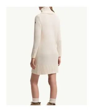 Moncler Alpaca Blend Knit Turtleneck Dress
