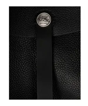 Etro Maxi Tumbled Leather Pony Bag