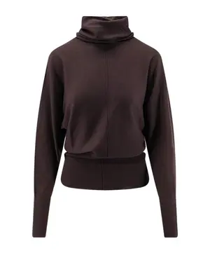 Soeur Lindsay Turtleneck Knitted Sweater - Black